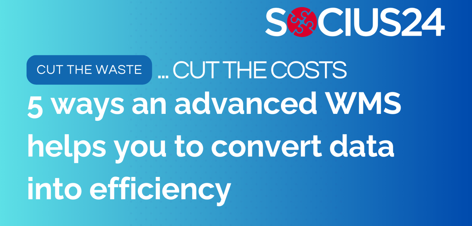 Cut warehouse waste to cut costs - 5 ways an advanced WMS can help ...